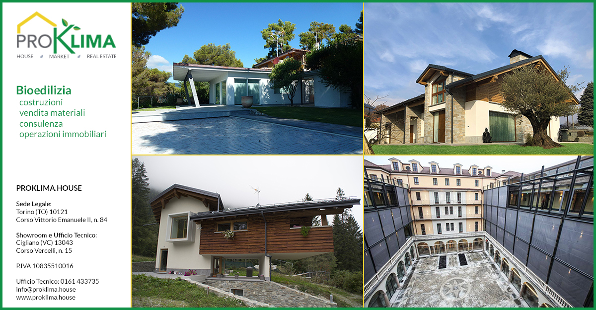 Bioedilizia, edifici in legno ad alta efficenza energetica | Proklima House